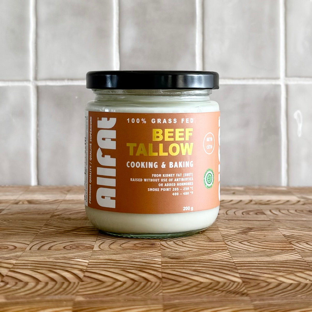 100% Grass Fed & Finished Canadian Beef Tallow (Kidney Fat) | ALLFAT
